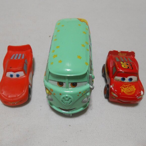 Pixar | Toys | Lot 3 Disney Pixar Cars 64 Scale Vw Bus Micro Mini ...